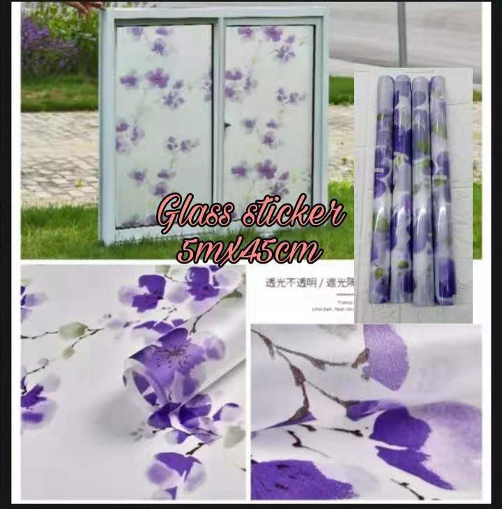 pvc Glass Window Sticker Home Decor Wallpaper Frosted Privacy Window ...