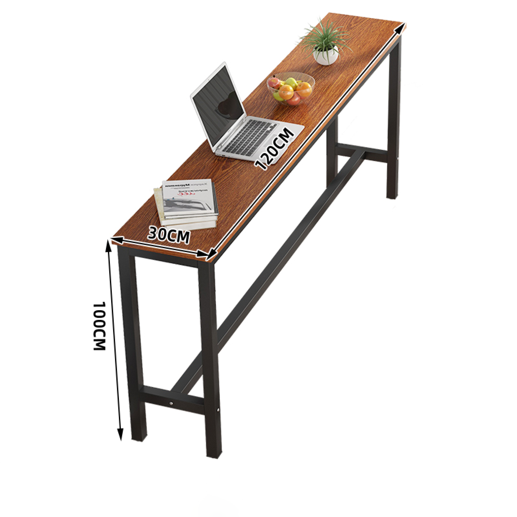 120/160/180cm Long Table High Bar Stool Dining Table Simple Bar Table ...
