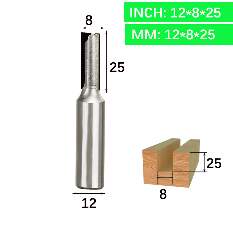 Vsharp PCD straight bit Diamond milling cutter double-edged straight ...