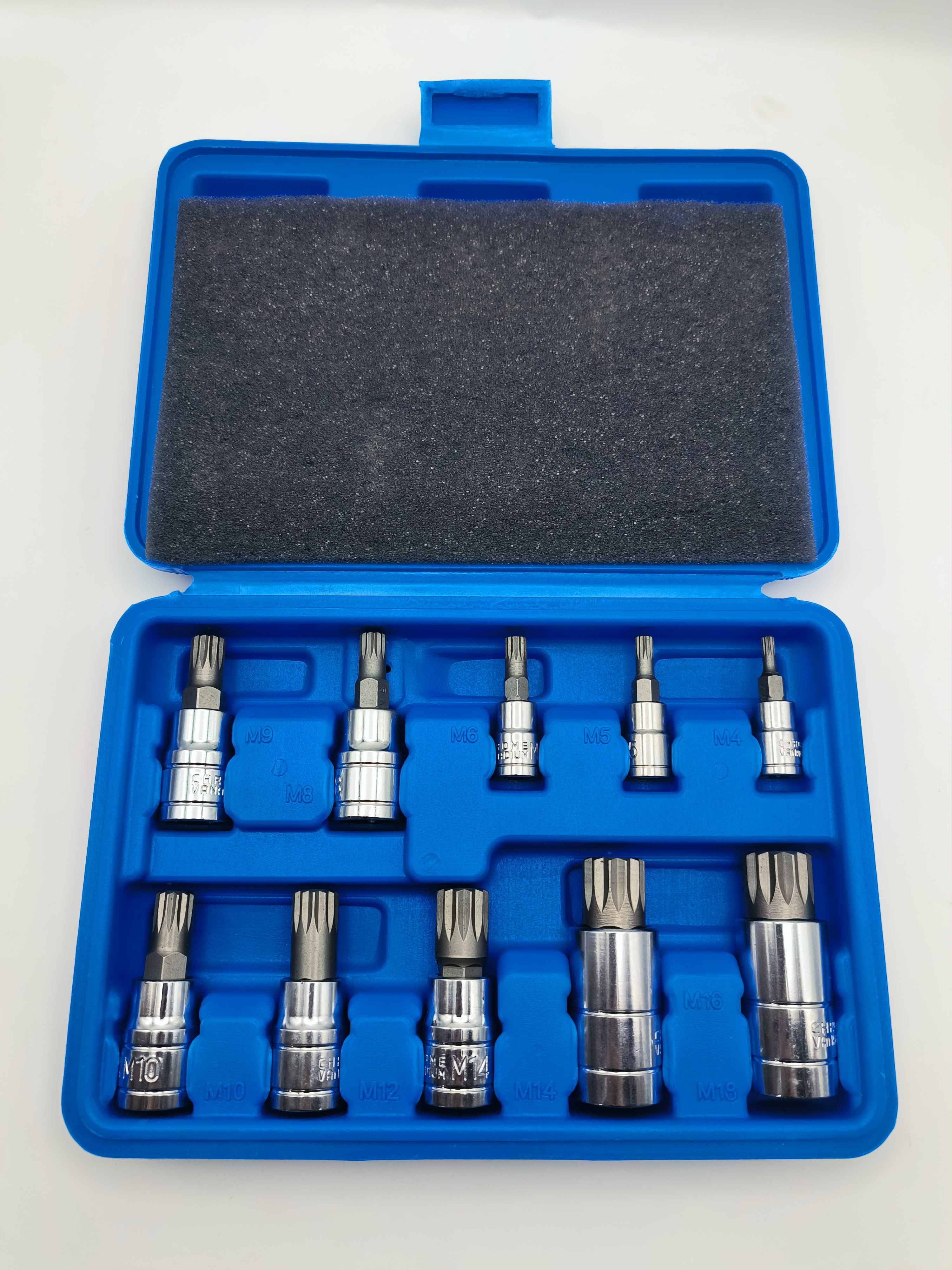 TOPEN Screwdriver Allen Head Sleeve Wrench 12 Point MM Triple Square ...