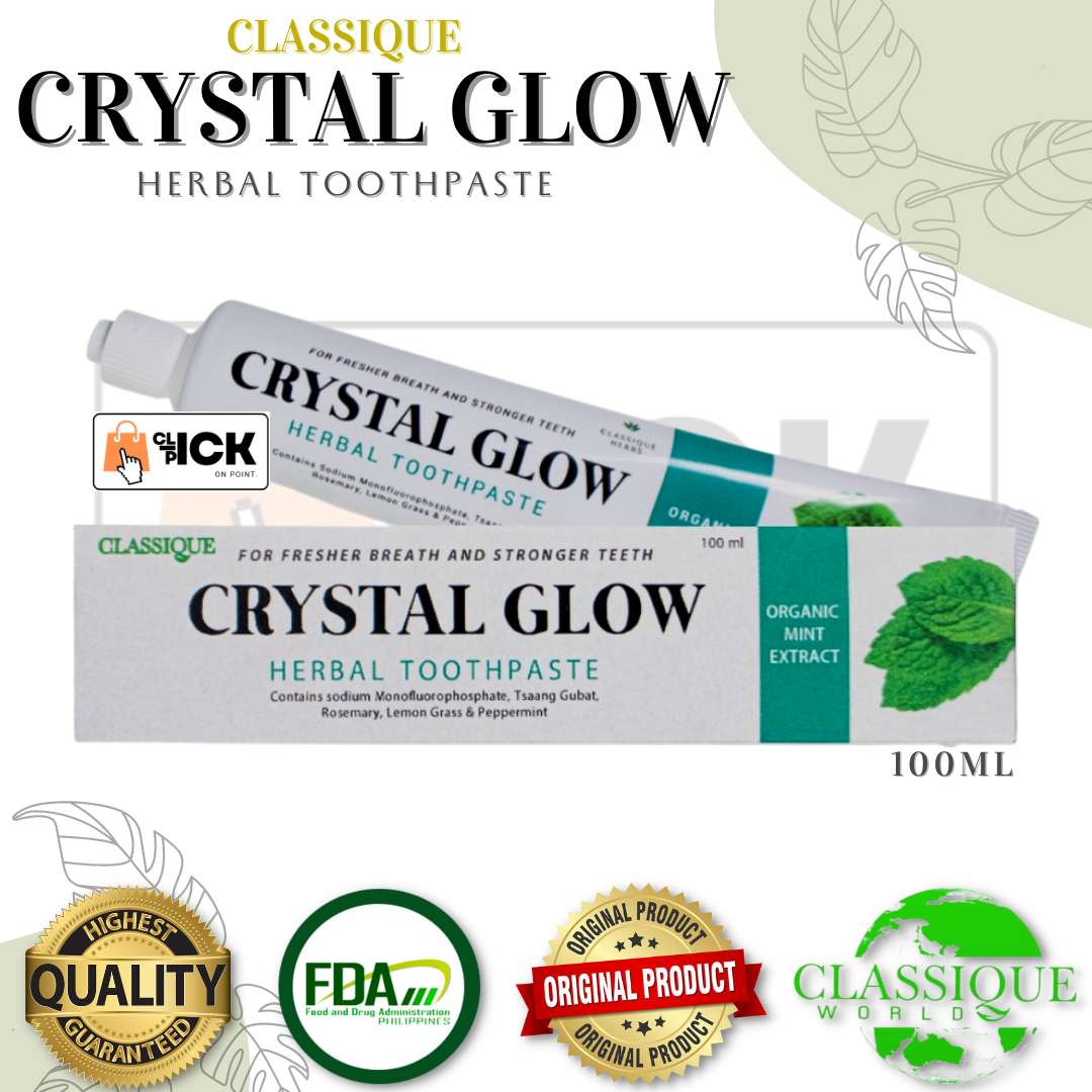Crystal glow toothpaste (100% Authentic) | Lazada PH