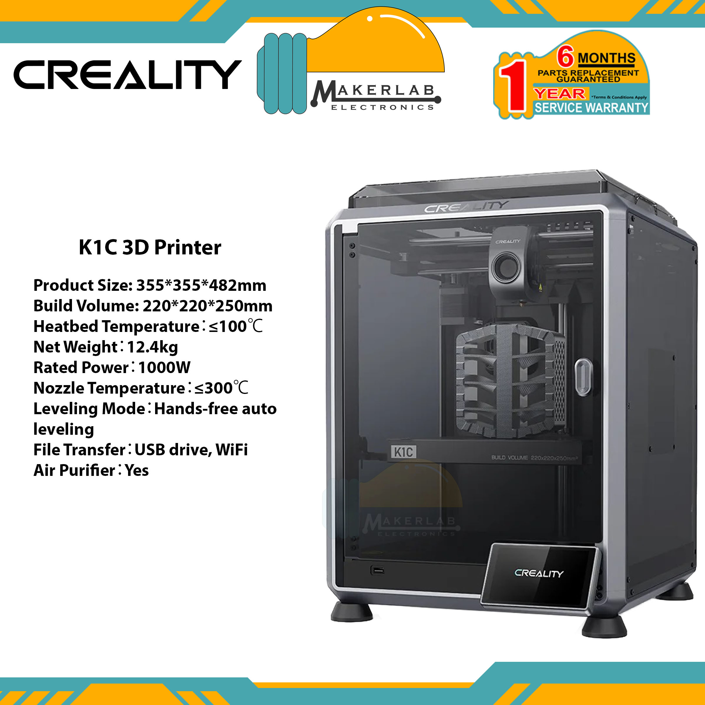 Creality K1 Max | K1 | K1C 600mm/s Max Speed 20000mm/s² Acceleration ...