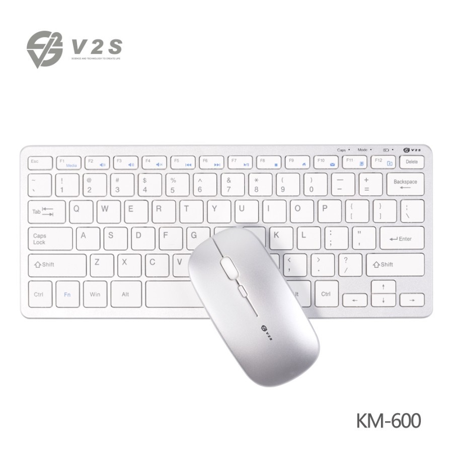 V2S KM300 Keyboard and Mouse Set LED Rainbow RGB Backlight Office Wired ...