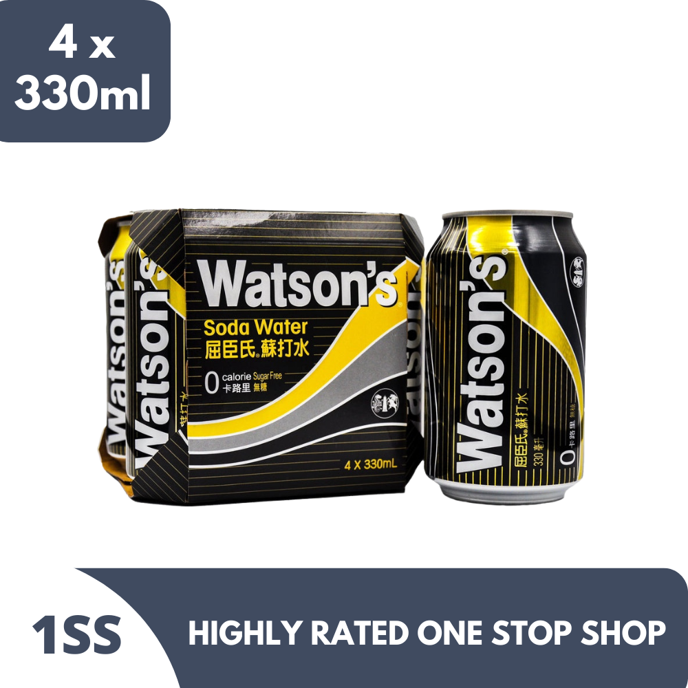 Watson's Soda Water 4 x 330ml | Lazada PH
