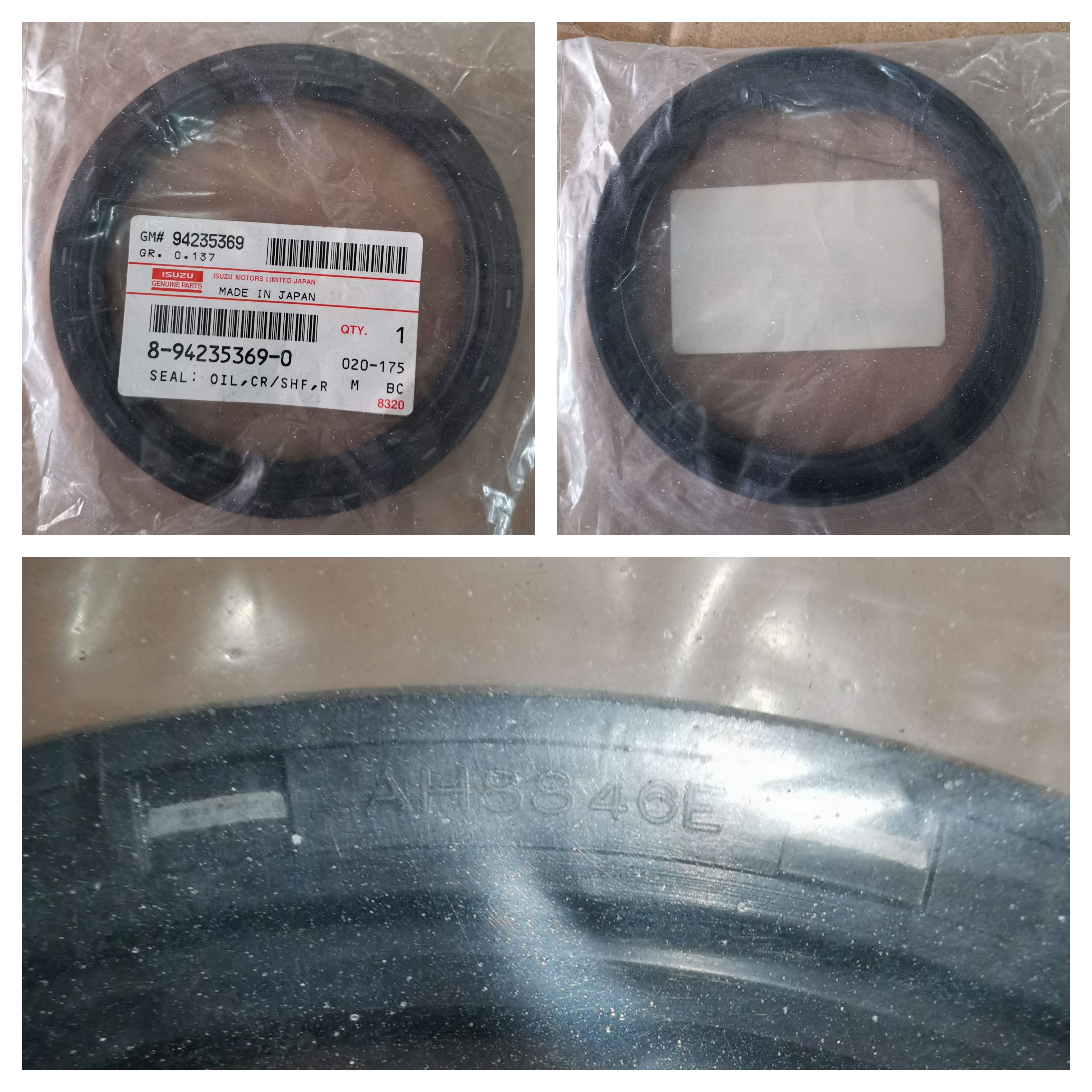 GM Rear Crankshaft Oil Seal For ISUZU 4JB2 / 4JA1 (AH8846E) (8-94235 ...