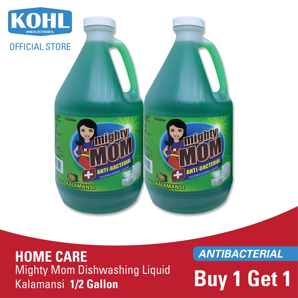 Kohl Industries Corp 1/2 Gallon Mighty Mom Antibacterial Dishwashing ...