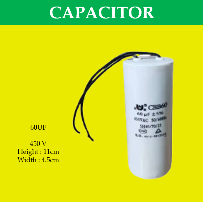 MAGO Capacitor 450V 4uf - CBB60 8UF 12UF 14UF 16UF 20UF 30UF 40UF 50UF ...