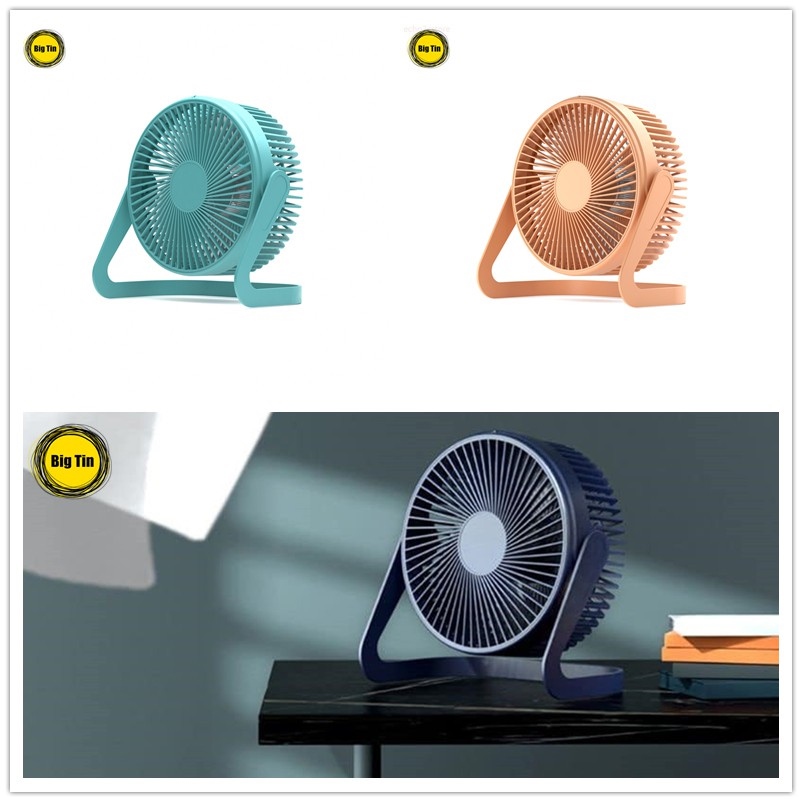 BinTin Mini USB Fan Office Desktop 5 Inch Plug-in Mini Mute ...