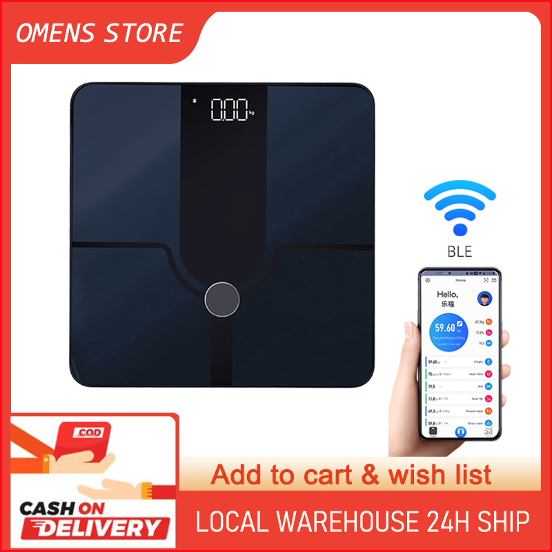 Sunday Bluetooth ITO Smart Scale Body Fat Scale 15 Measurements Weight ...