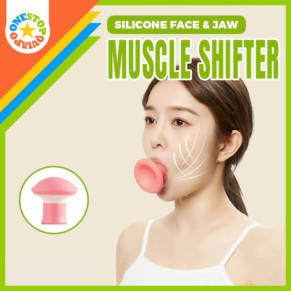 OSQ Washable Silicone Face and Jaw Stretcher Exerciser for Chin Mouth ...