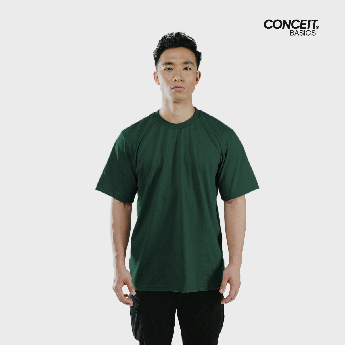 CONCEIT Plain Tshirt Round Neck Pro Club | Lazada PH