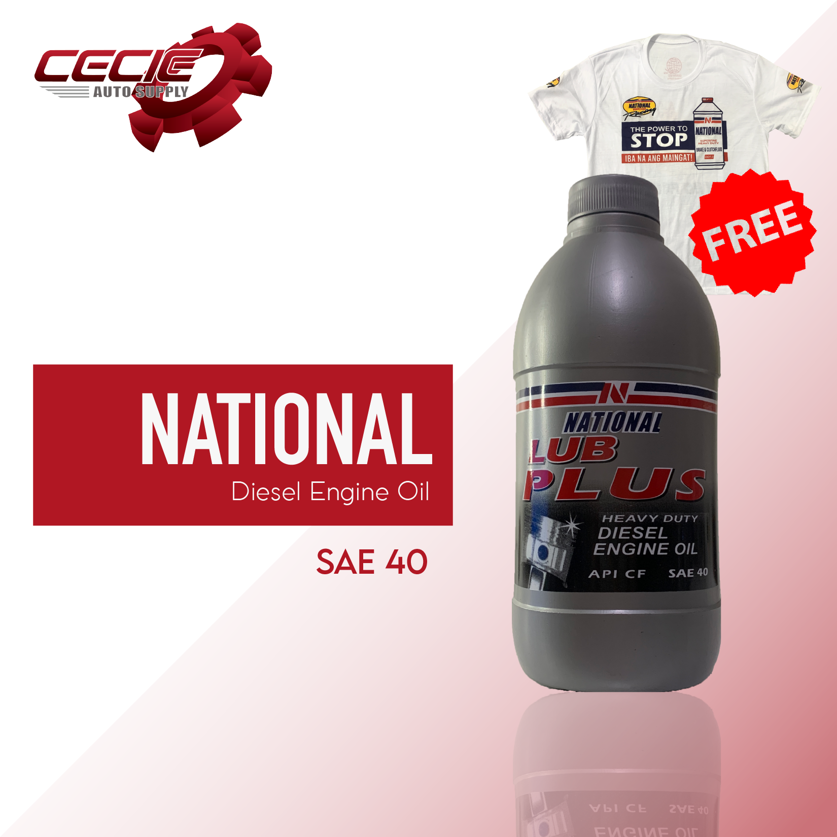 National Lub Plus Diesel Engine Oil SAE 40 | Lazada PH