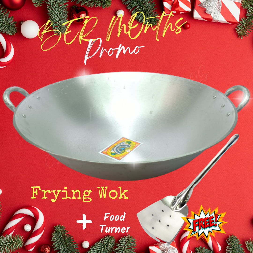 Traditional Wok Outdoor 57cmx16cm Kawali Aluminum Wok Pilaf High ...