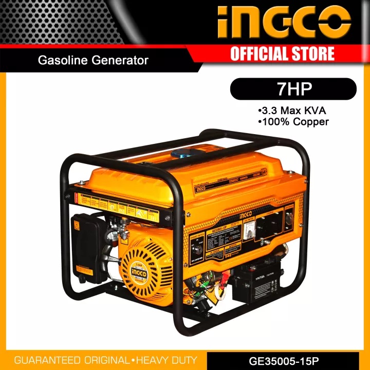 INGCO GE35005-15P Gasoline Generator 3.5KVA (ELECTRIC START) IPT ...