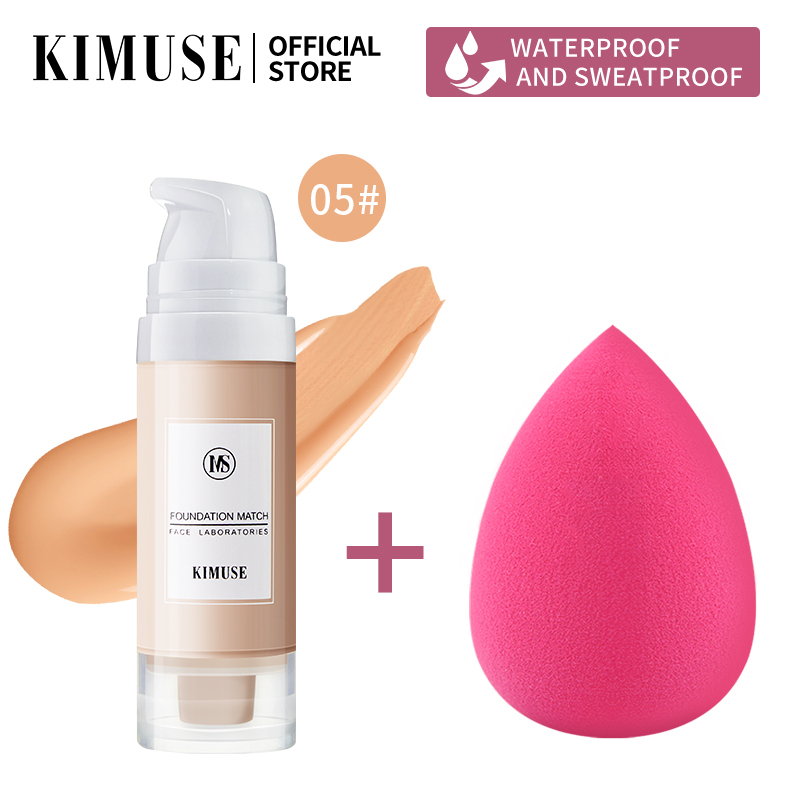Kimuse Waterproof & Oil Control Matte Liquid Longwear Foundation ...