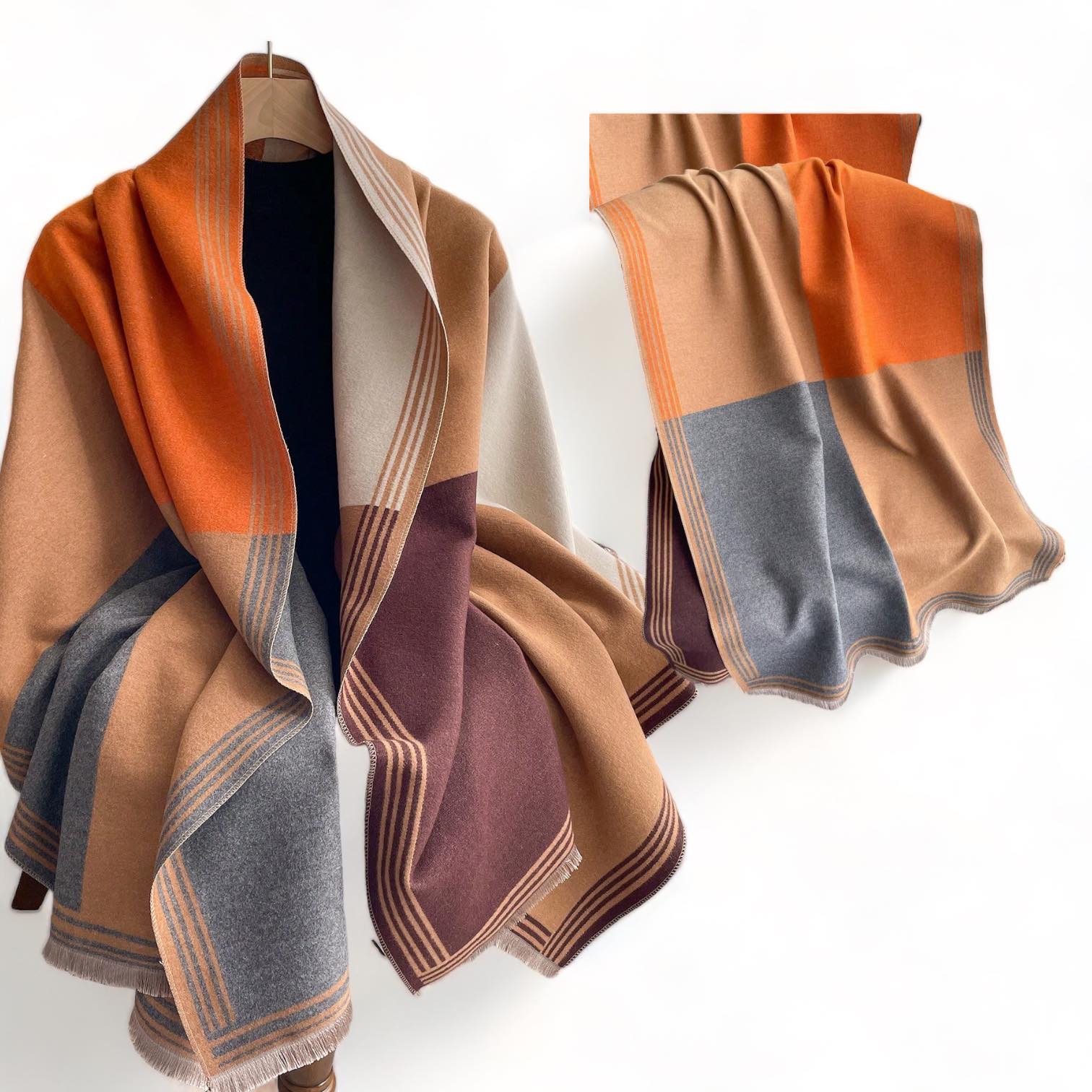 [PREORDER] WRAP Warm Jacquard Shawl Scarf | Lazada PH