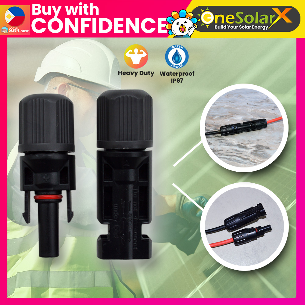 MC4 Connector & MC4 Bulkhead 1/2/4/6 Set 30A PV Solar Wire Joiner ...