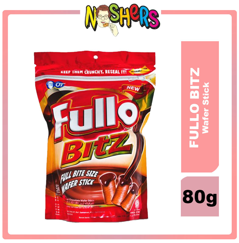 Noshers Fullo Bitz Chocolate Wafer Stick 80g Product of Indonesia ...