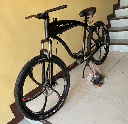 Zeda Angel Roller V2 Engine-Ready Motorized Bicycle - Built in Gas Tank ...