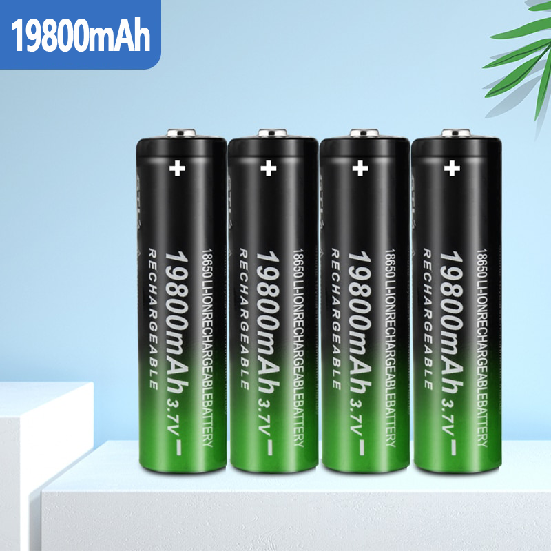 Rechargeable Battery 18650 19800mAh 3.7V Li-ion High Capacity 100% ...