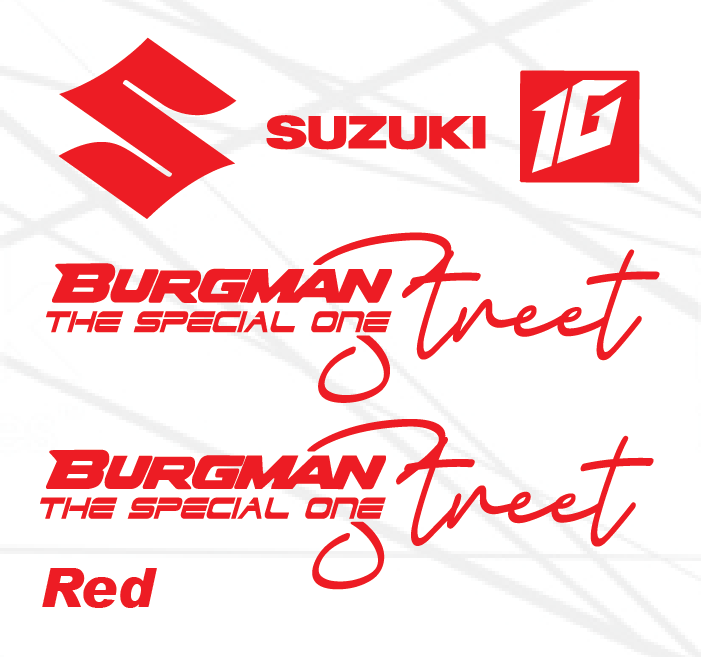 Suzuki Burgman Street Decal Sticker (2 Sides Paired) | Lazada PH