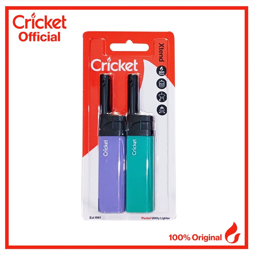 [NEW] Cricket Xtend Pocket Electro Utility Lighter Blister Pack 2's ...