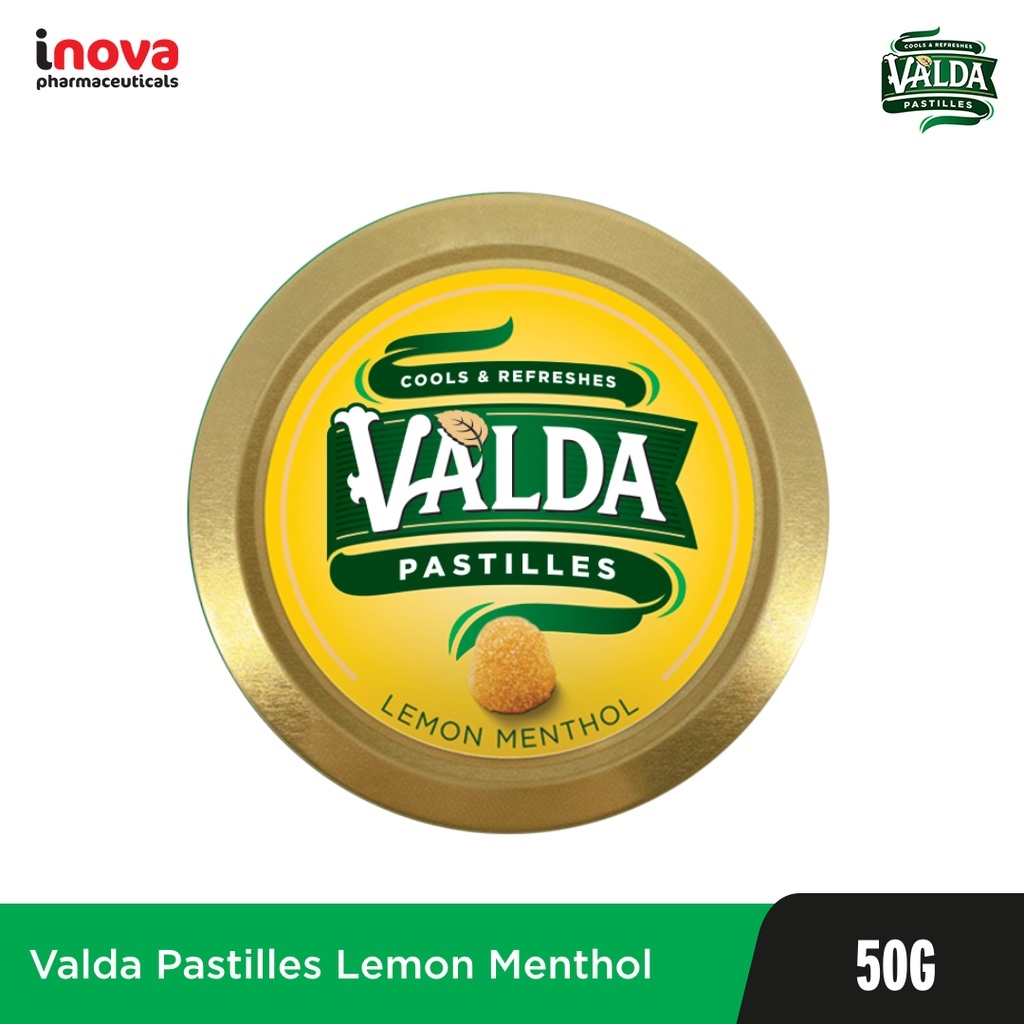 Valda Pastilles Lemon Menthol 50g | Lazada PH
