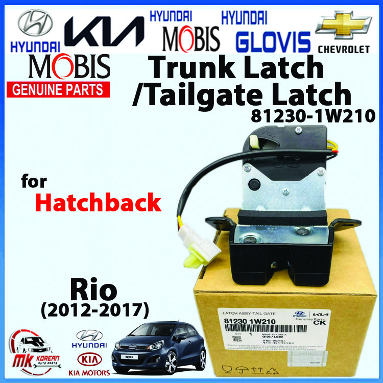 [GENUINE] Trunk Latch/Tailgate Latch for Rio(2012-2017). Hatchback ...
