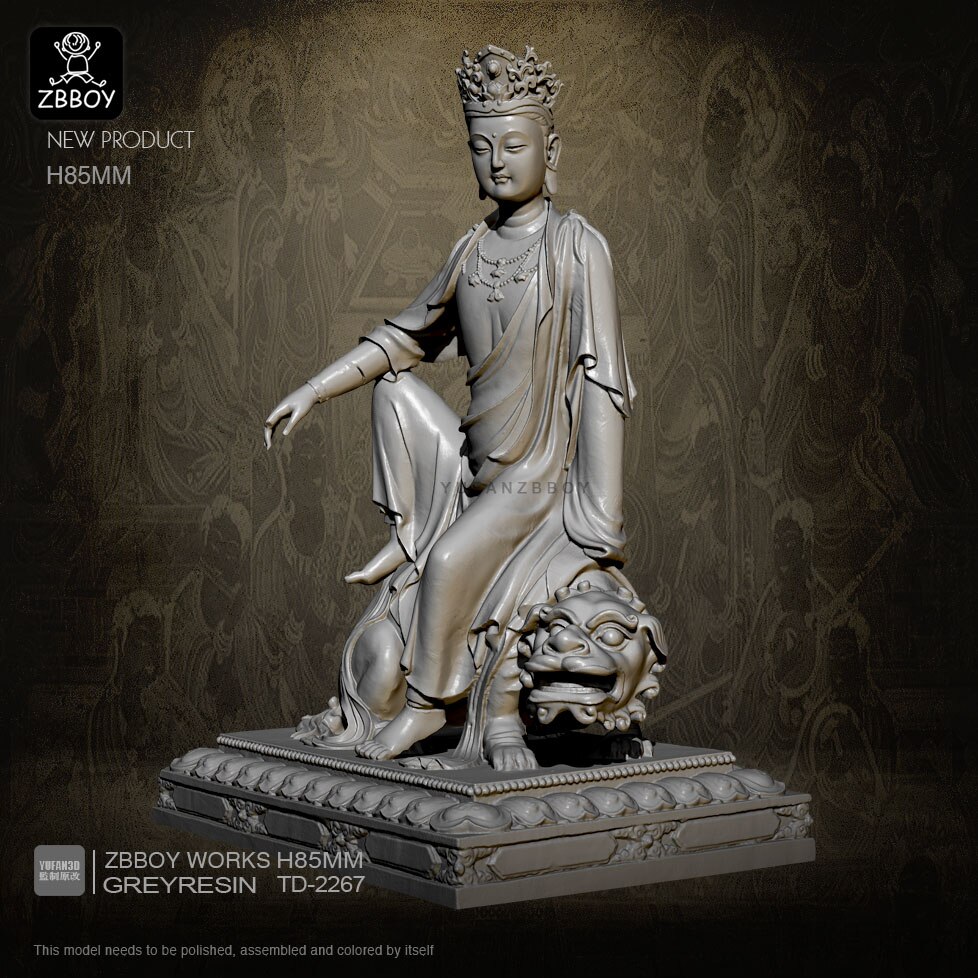 85MM Resin Figure Kits Buddha Model Self-assembled TD-2267 - jin nuo ...