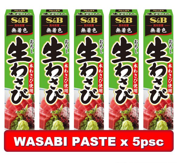 [S&B] WASABI PASTE 43g, ORIGINAL JAPANESE NAMA WASABI, Sushi, Sashimi ...