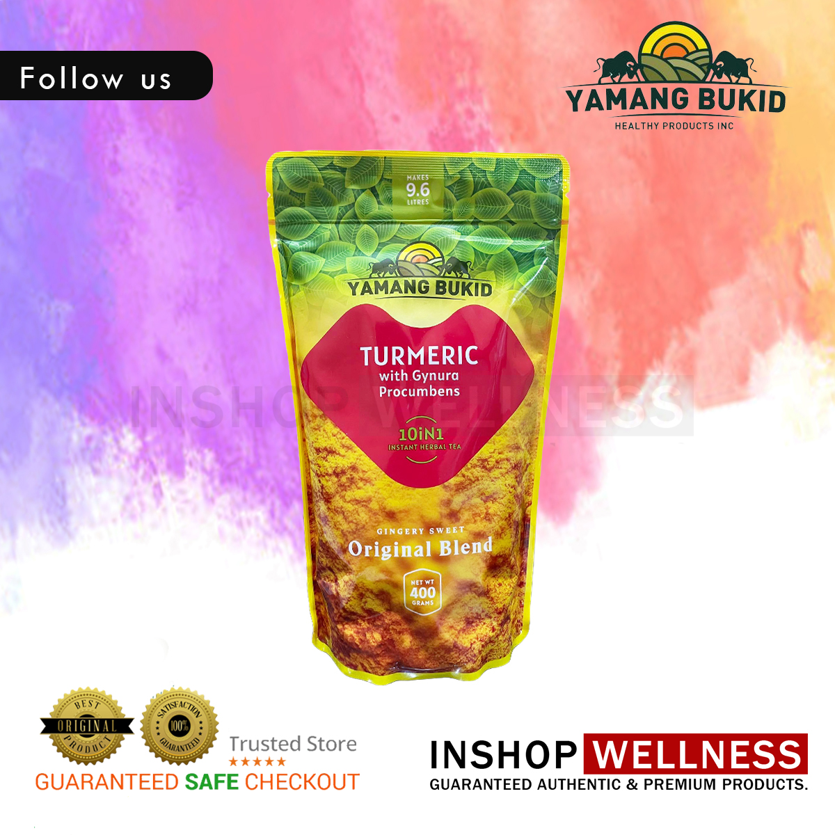 Yamang Bukid 10 in 1 Turmeric Tea 400g- Herbs Tea, Herbal Tea, Turmeric ...