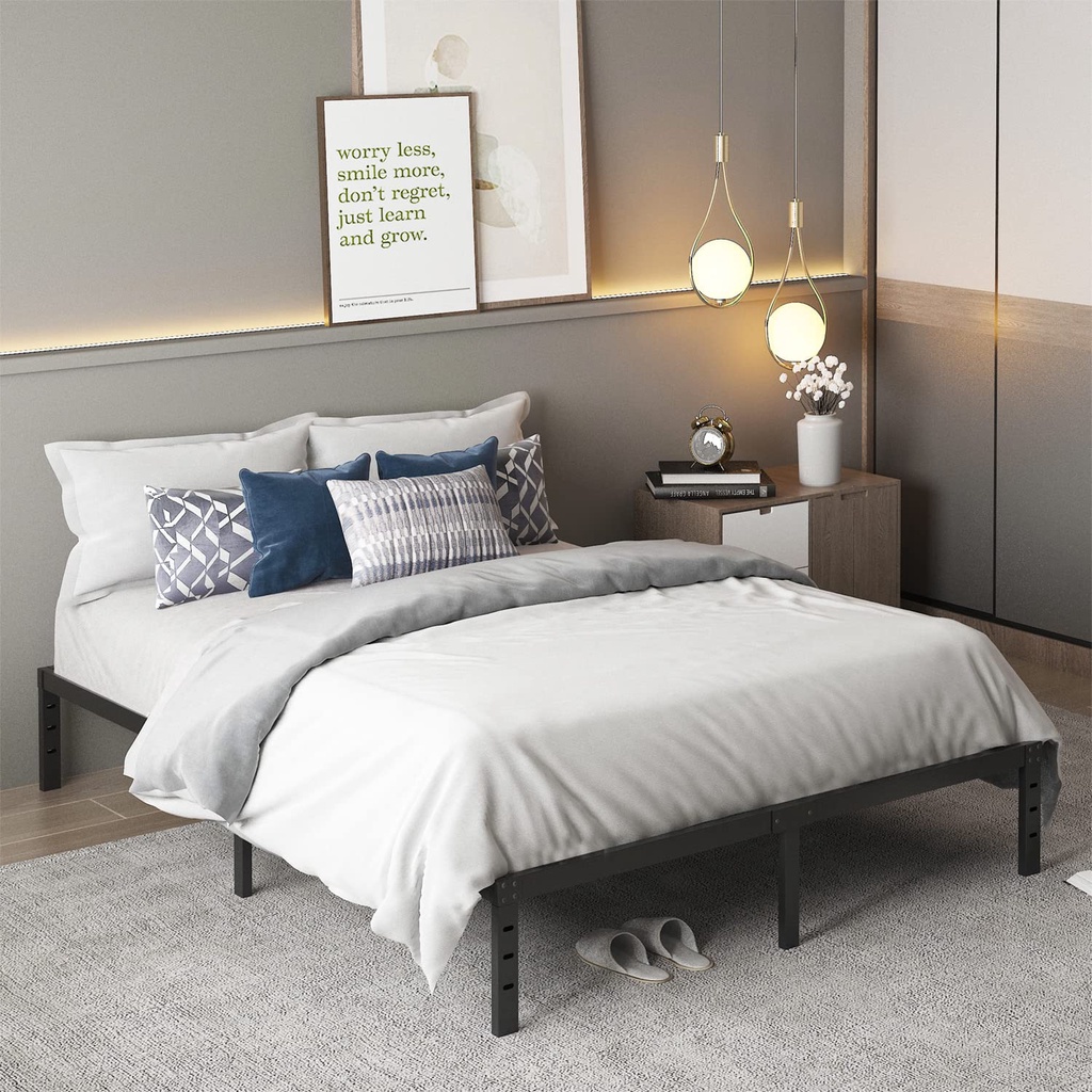 Steel Bed Frame Heavy Duty Bed Single/Double Steel Bed Frame Home Used ...