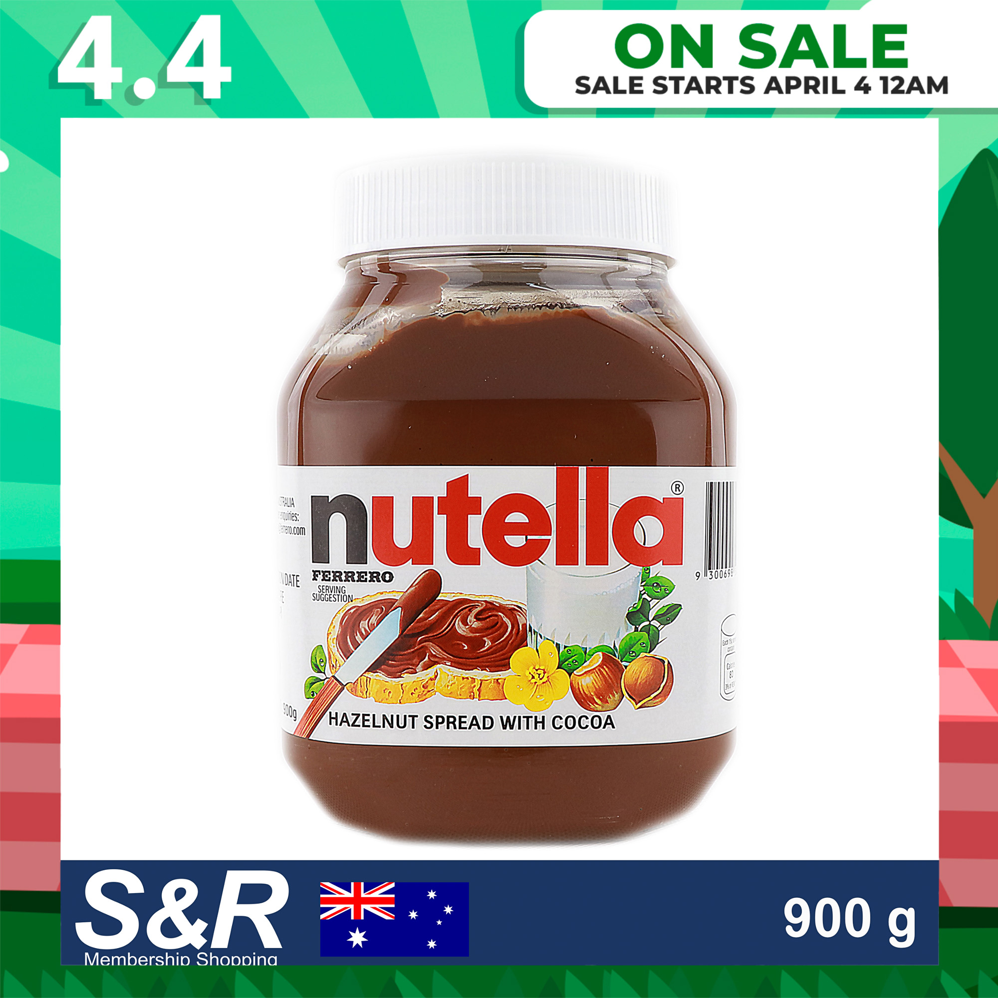 Nutella Cocoa Hazelnut Spread 900g | Lazada PH