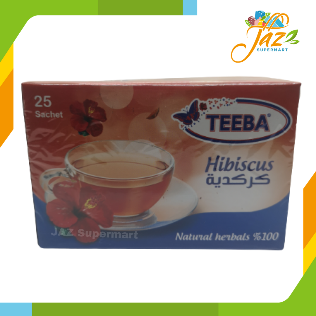 Teeba Herbal Tea,Hibiscus, 25 sachets, Halal, Product of Jordan | Lazada PH