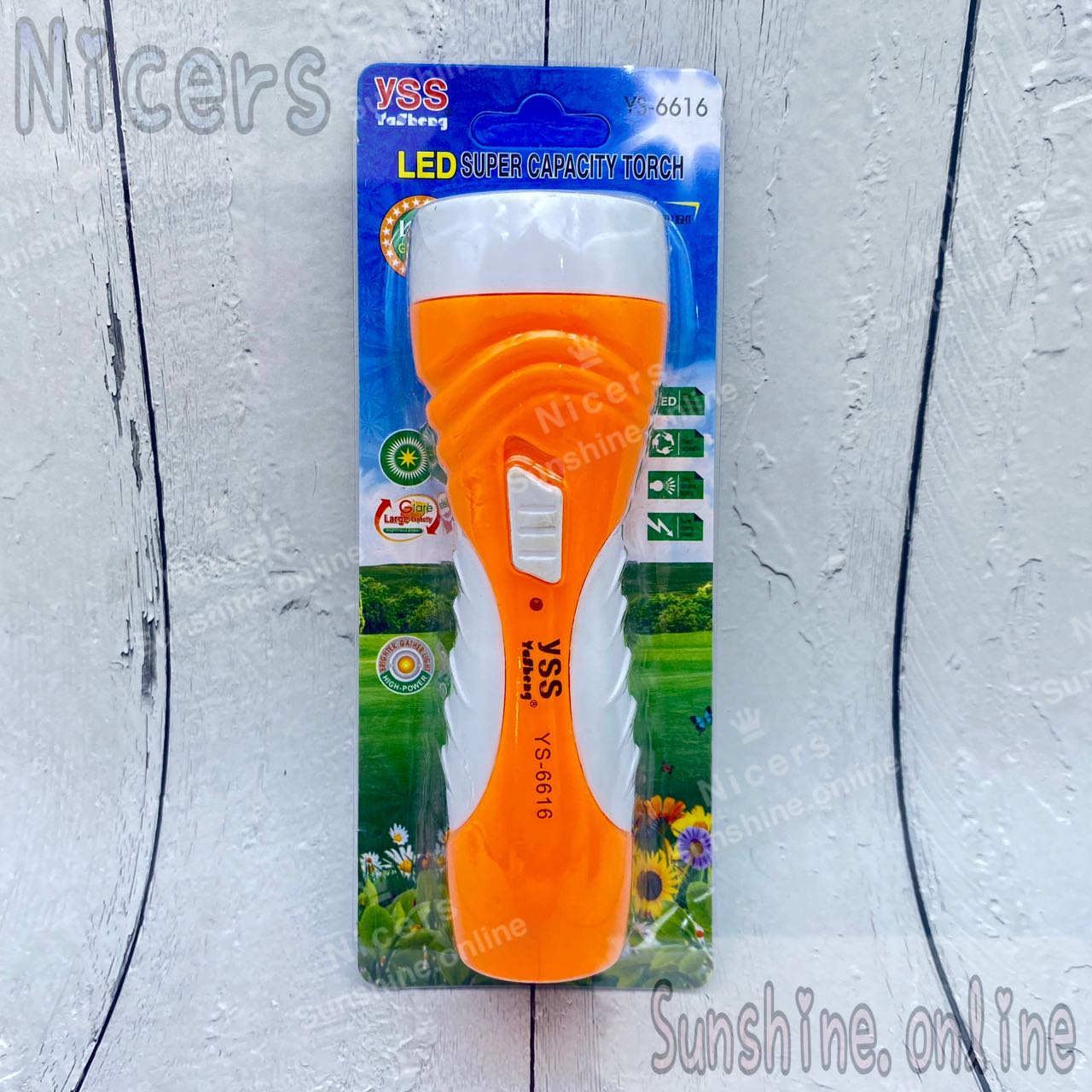 YSS LED Rechargeable Flashlight Super Capacity Torch YS-6616 | Lazada PH