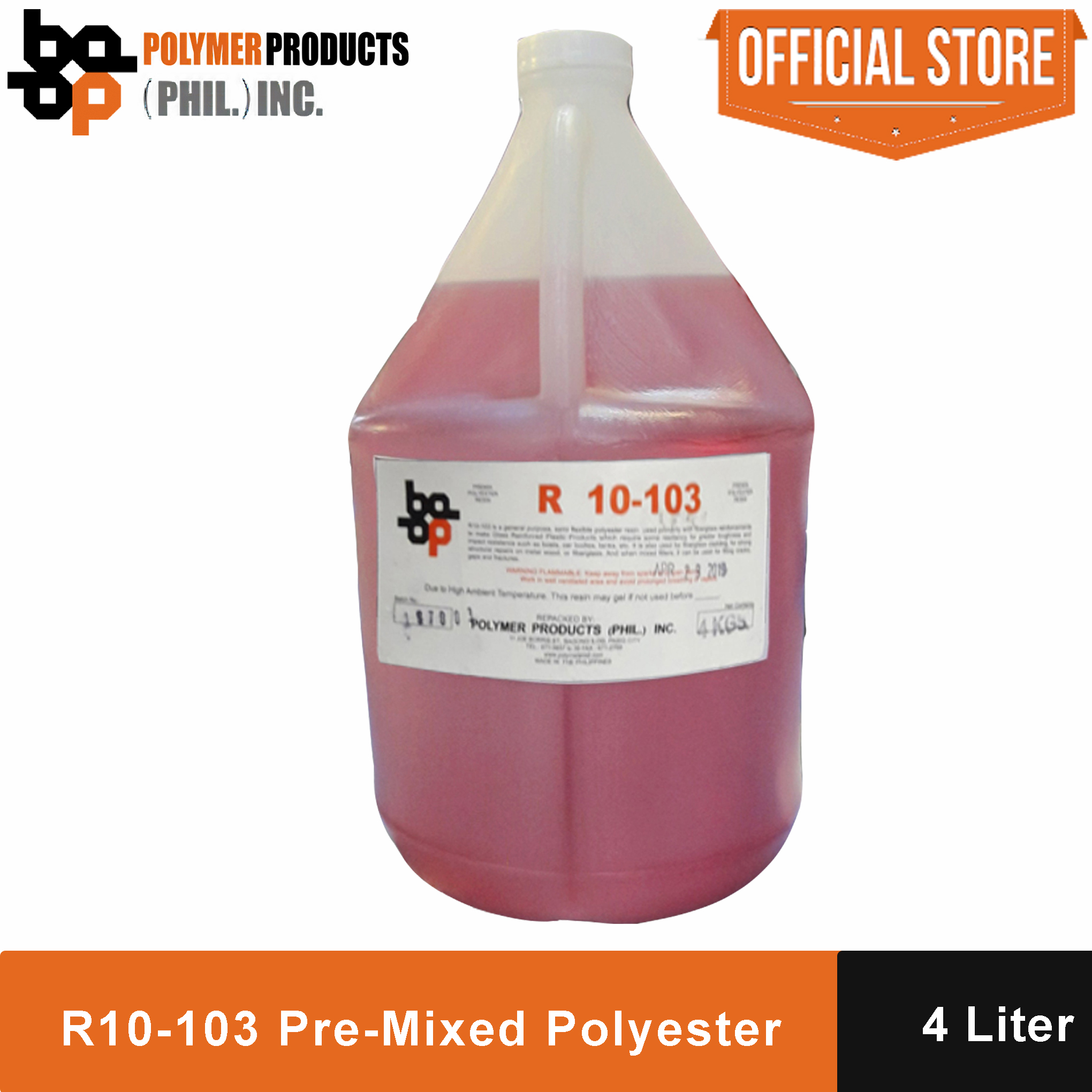 Polymer R10-103 Pre Mixed Polyester Resin | Lazada PH
