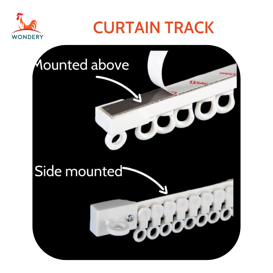 Powder Coated White Curtain Rail Mill Finish Aluminum Profiles Mini ...