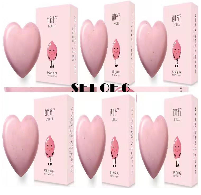 Heart Shape Peach Soap | Lazada PH