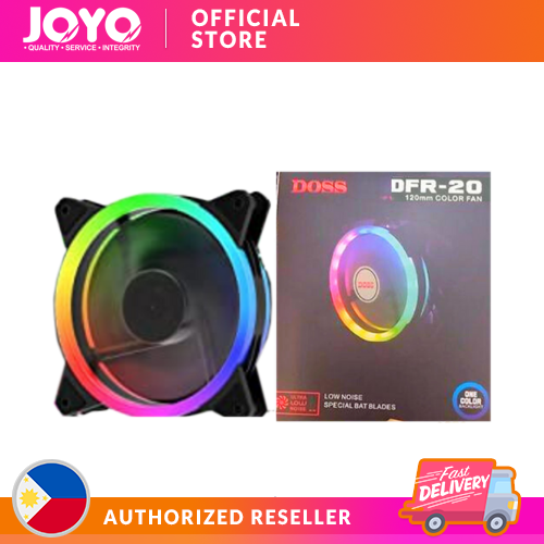 DOSS DFR-30 DUAL RING RGB 120MM GAMING COOLING FAN | Lazada PH