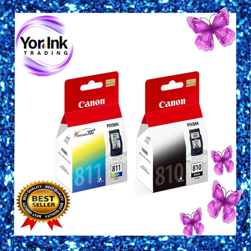 Canon 810 PG-810 / CL-811 Ink Cartridge Combo Bundle Value Pack (Black ...