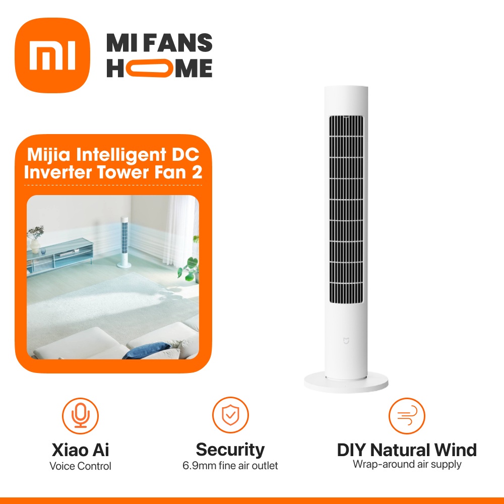 Xiaomi Mijia Bladeless Standing Tower Fan Air Cooler Mi Home APP Remote Xiaomi Mijia Bladeless Standing Tower Fan Air Cooler Mi Home APP Remote