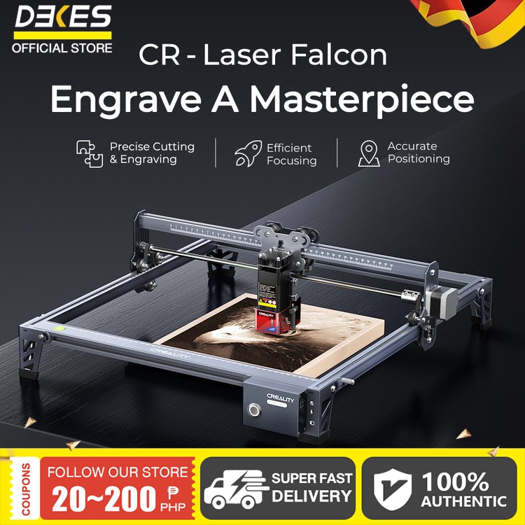 DEKES High Speed 10,000 MM/MIN DIY Laser Master with Built-in Air ...