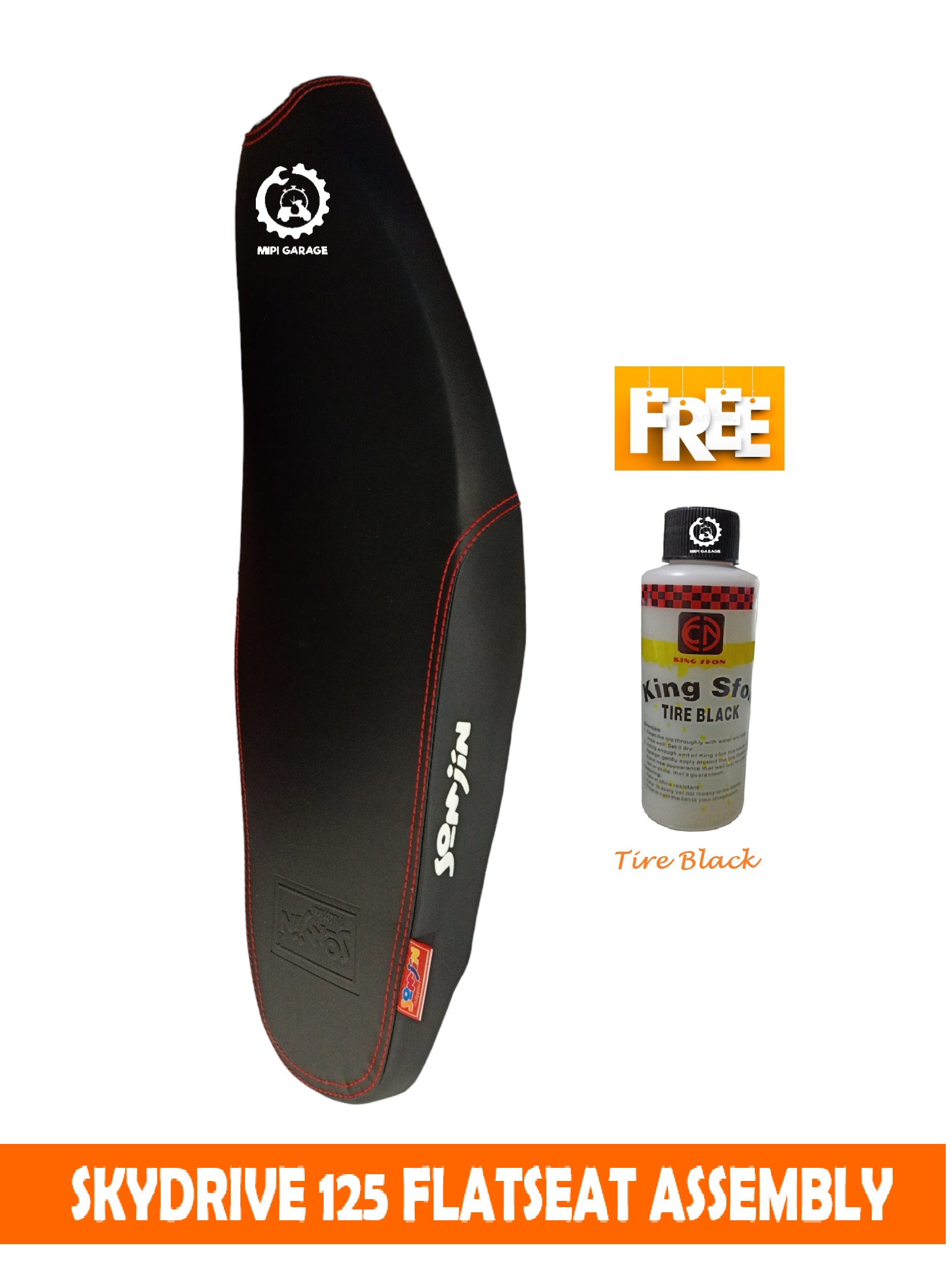 Flat Seat Assembly for Suzuki SKYDRIVE - Somjin with FREE Tire Black ...