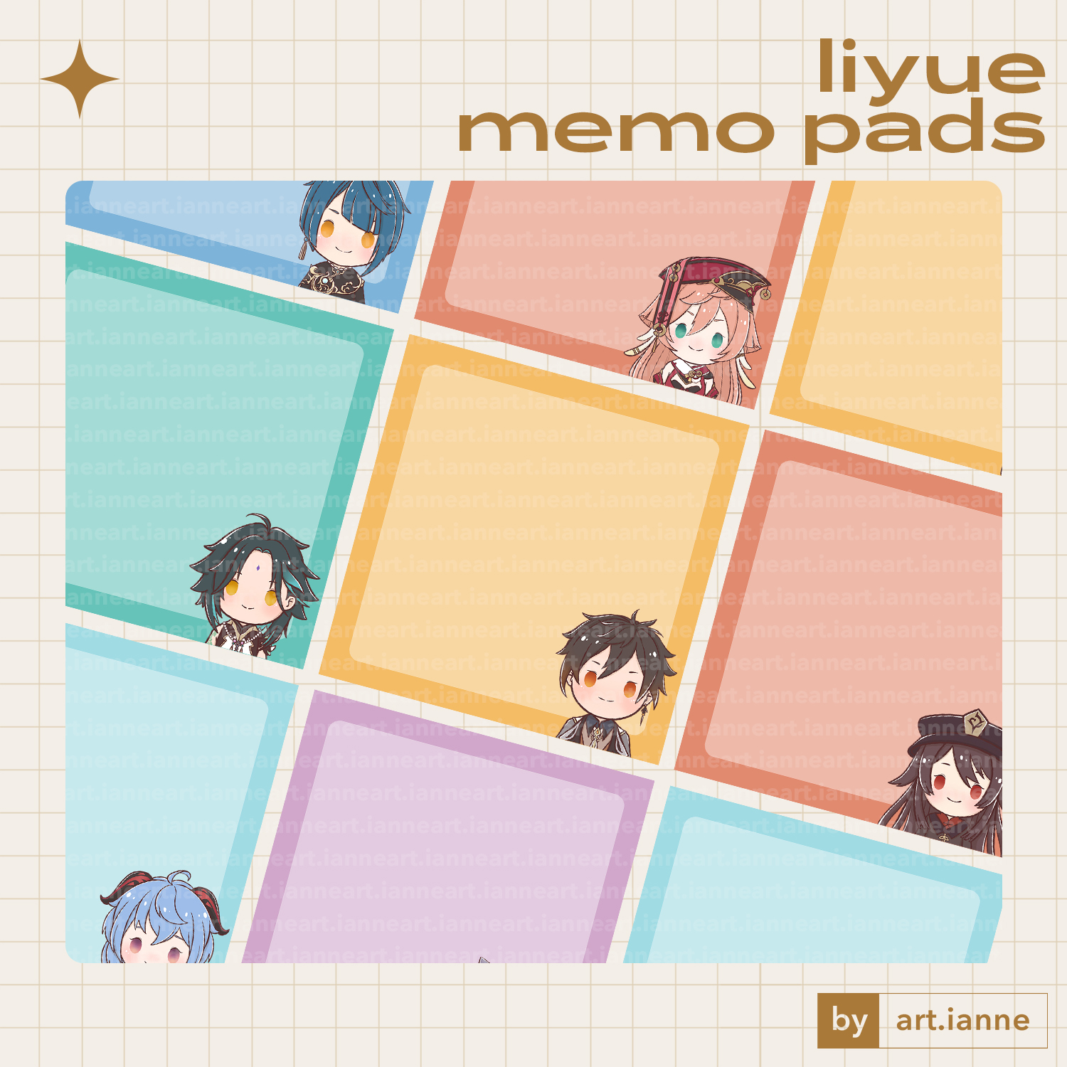 Genshin Impact Memo Pads - LIYUE by art.ianne | Lazada PH