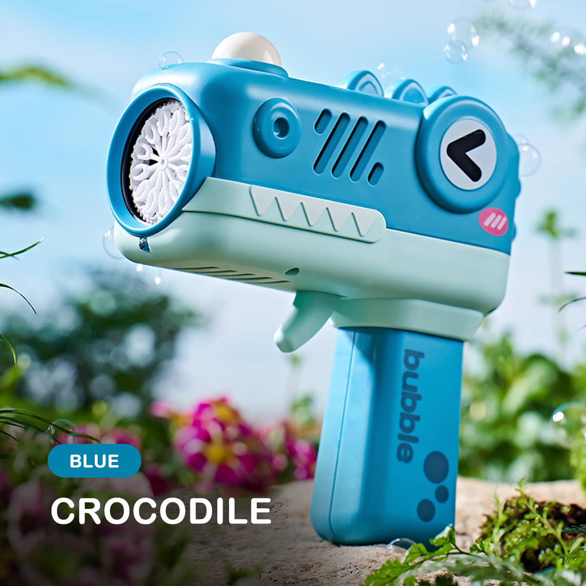 【S.mart】Cute Crocodile Bubble Gun duckling bubble gun kids outdoor ...