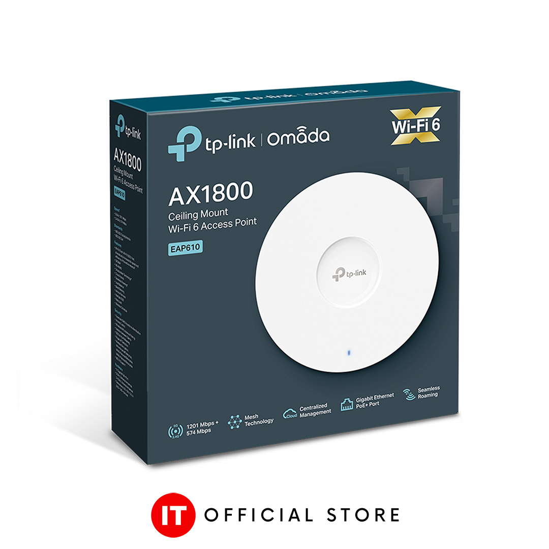 TP-Link EAP610 Indoor - AX1800 Mesh Wi-Fi 6 Wireless Dual Band Access ...