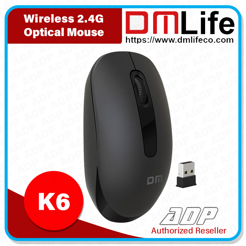 DM Life K6 wireless mouse (Black) [ dmlife ] | Lazada PH