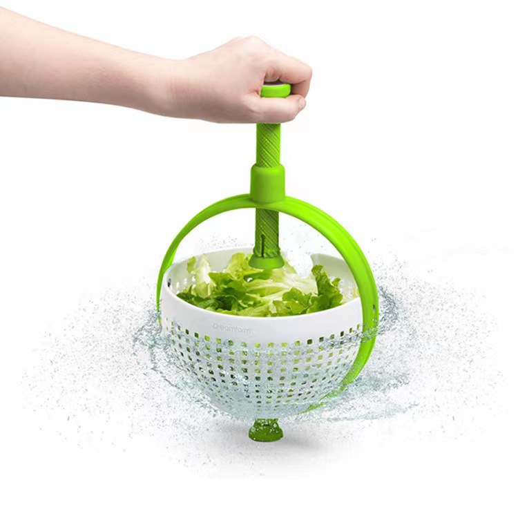 Salad Spinner Kitchen Dishwasher Rotary Drainer Spinner Dishwasher ...