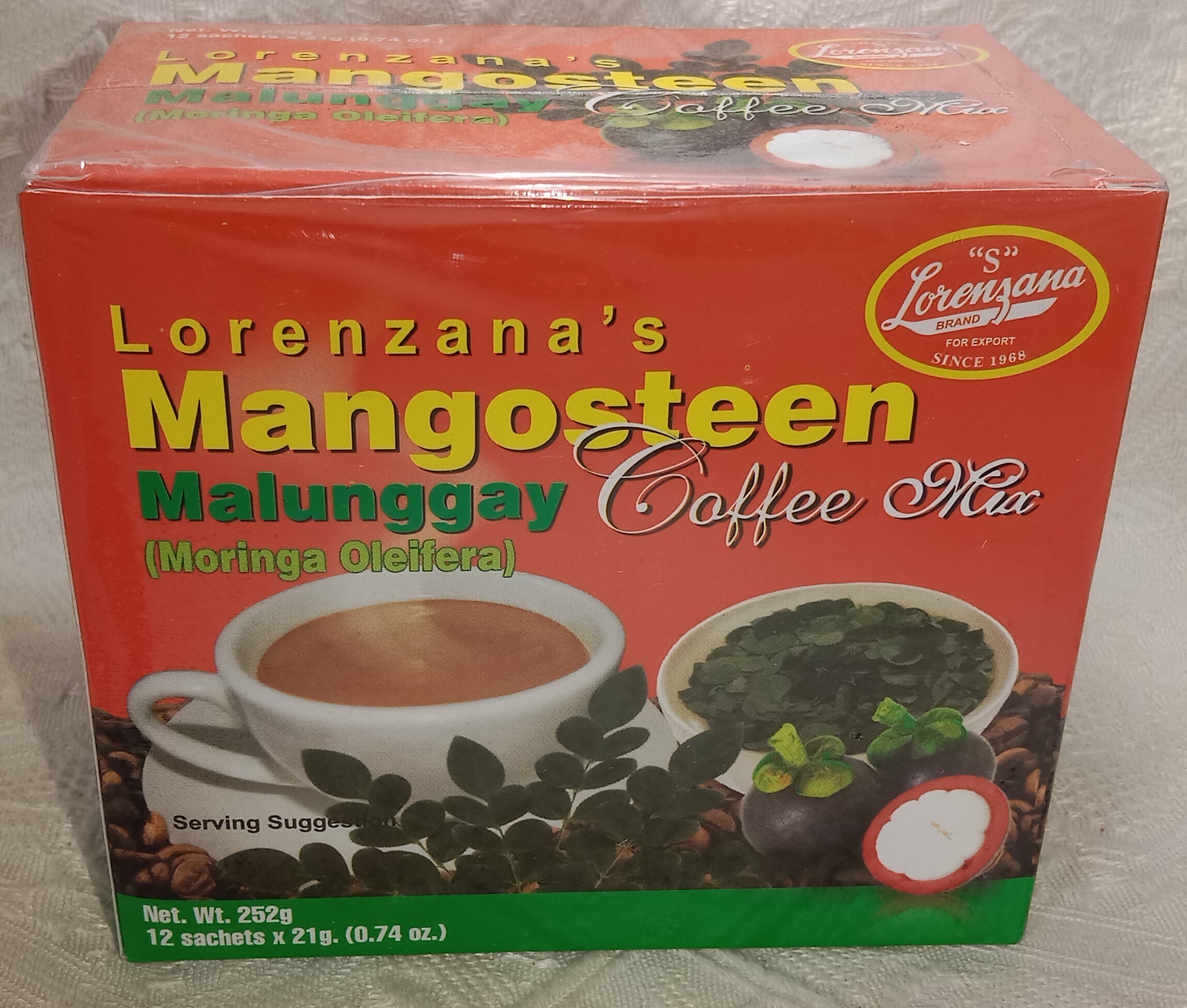 Lorenzana's Mangosteen Coffee (Box's 12 Sachets) | Lazada PH