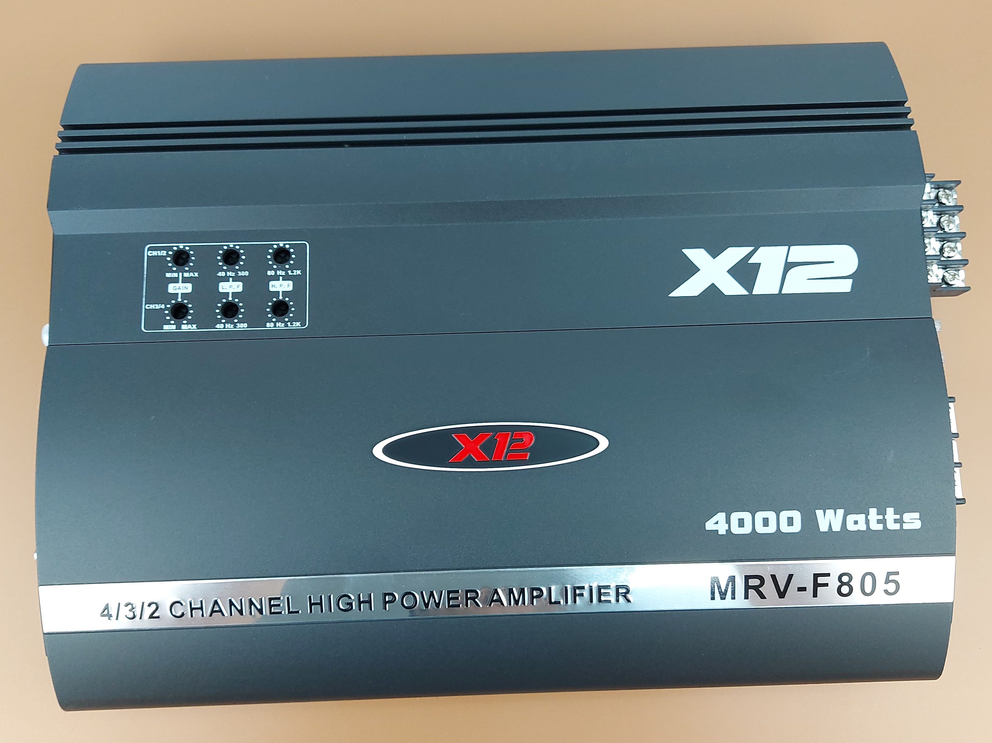 X12 MRV-F805 Car Amplifier Black | Lazada PH
